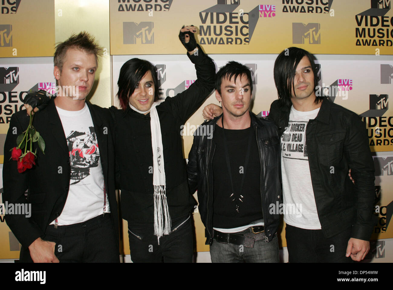 Aug 31, 2006; New York, NY, USA; JARED LETO with his group 30 SECONDS ...