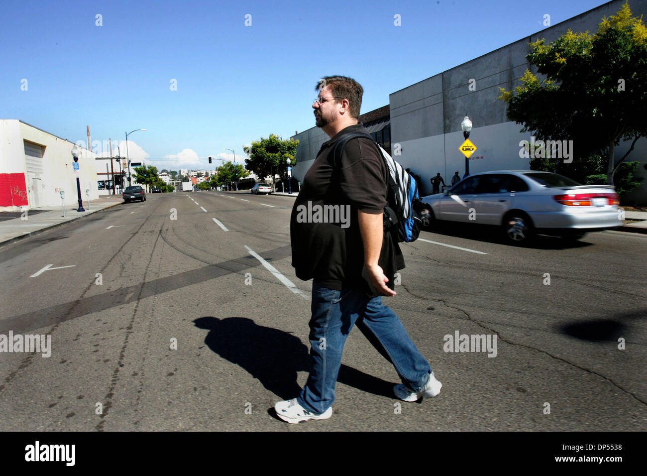 Sep 01, 2006; San Diego, CA, USA; STEVE VAUGHT, who walked across the ...