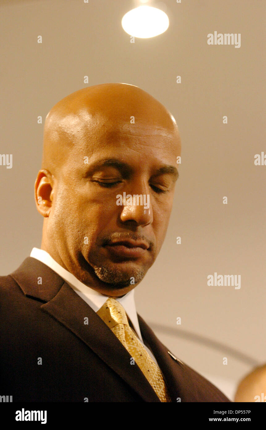 Sep 01, 2006; Manhattan, NY, USA; Mayor RAY NAGIN announces the launch ...