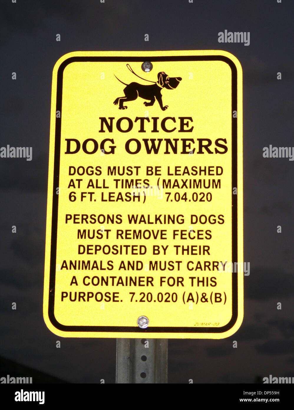 Notice to pet owners hi-res stock photography and images - Alamy
