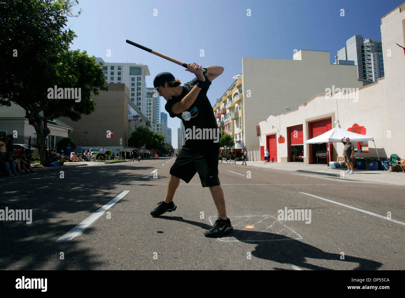 Stickball hi-res stock photography and images - Alamy