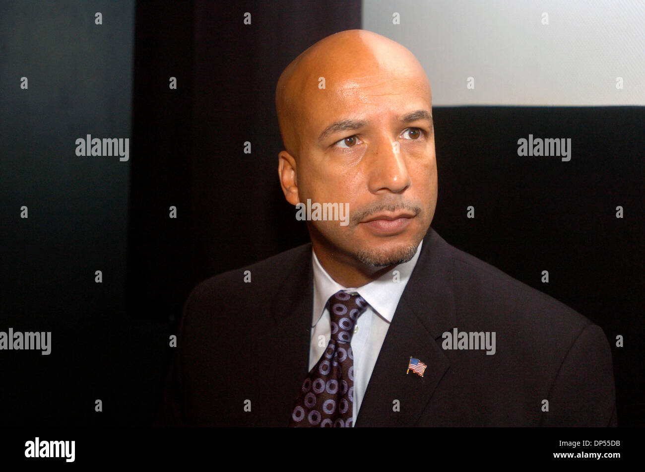 Sep 02, 2006; Manhattan, NY, USA; New Orleans Mayor RAY NAGIN delivers ...