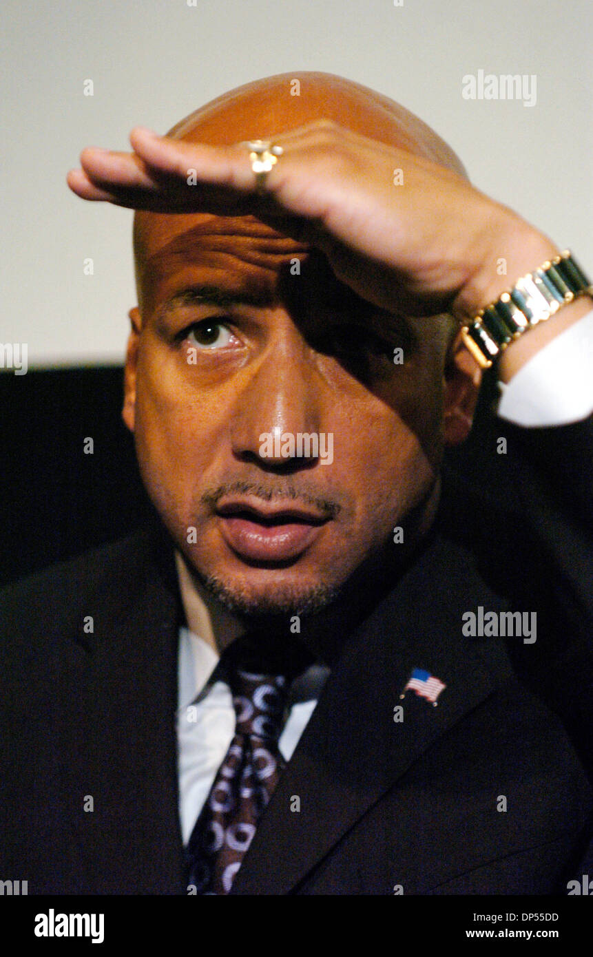 Sep 02, 2006; Manhattan, NY, USA; New Orleans Mayor RAY NAGIN delivers ...