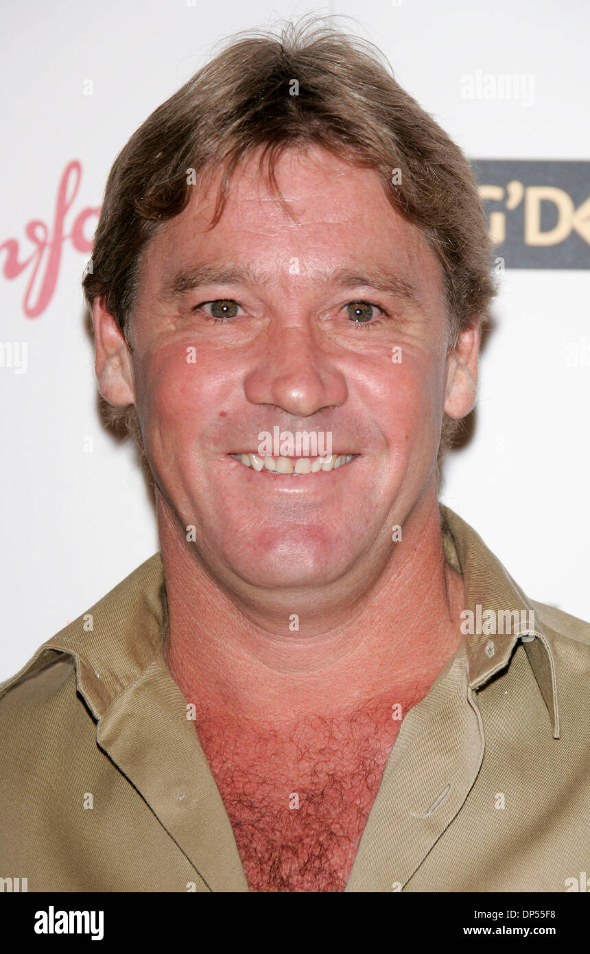 Jan 14, 2006; Hollywood, California, USA; STEVE IRWIN, the Australian ...