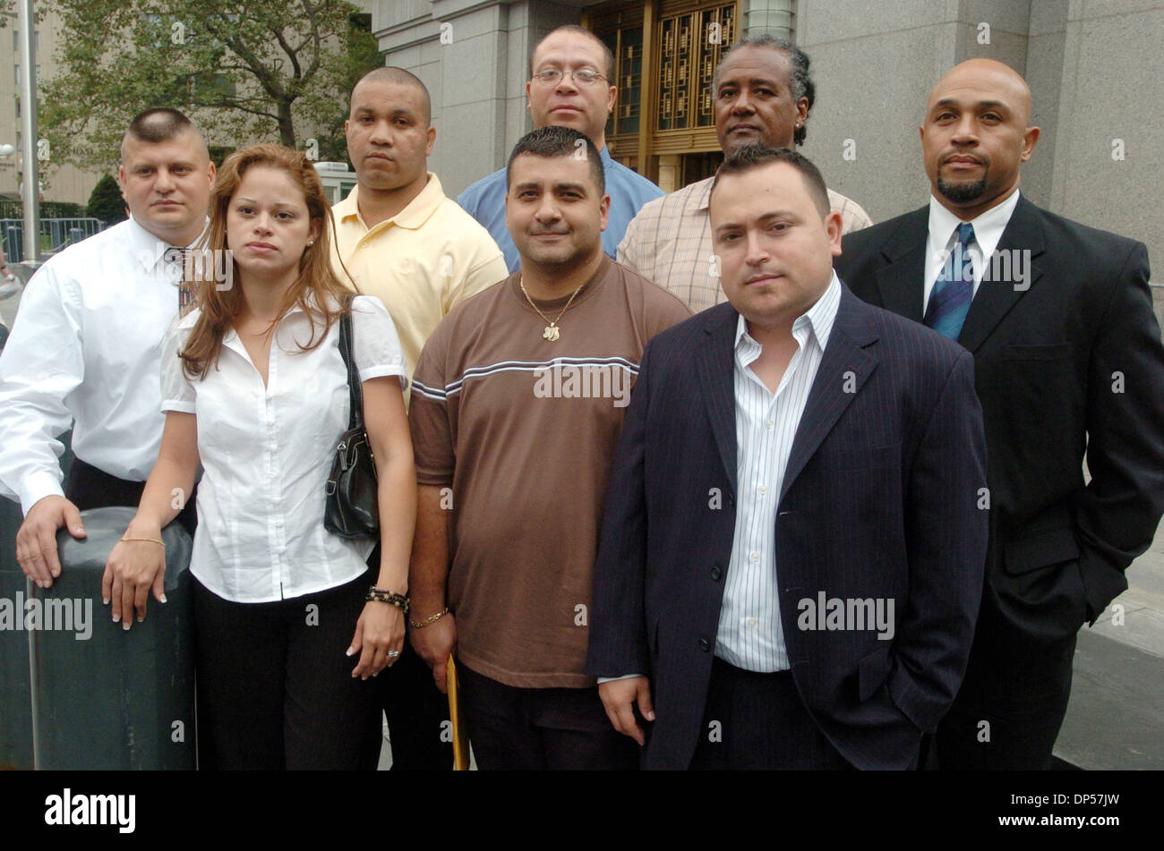 Sep 06, 2006; Manhattan, NY, USA; LtoR: ANTHONY YONNONE, 28, GERARD ...