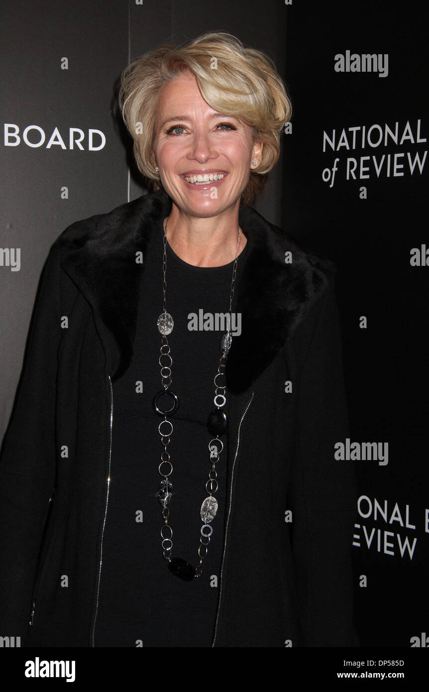 New York, New York, USA. 7th Jan, 2014. Actress EMMA THOMPSON attends ...