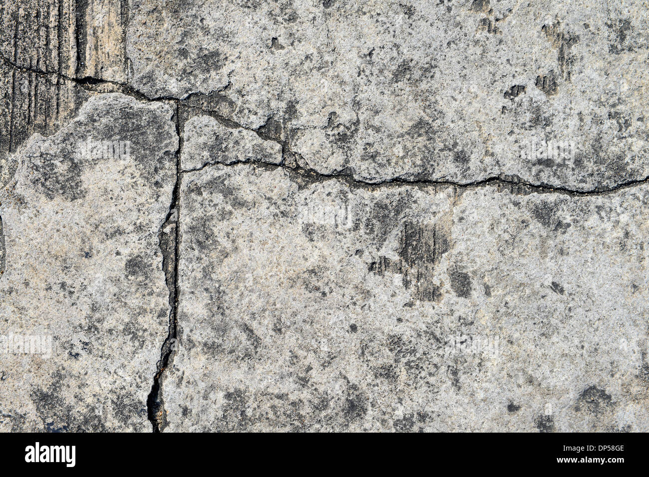 Composition of cracked concrete texture closeup background Stock Photo ...
