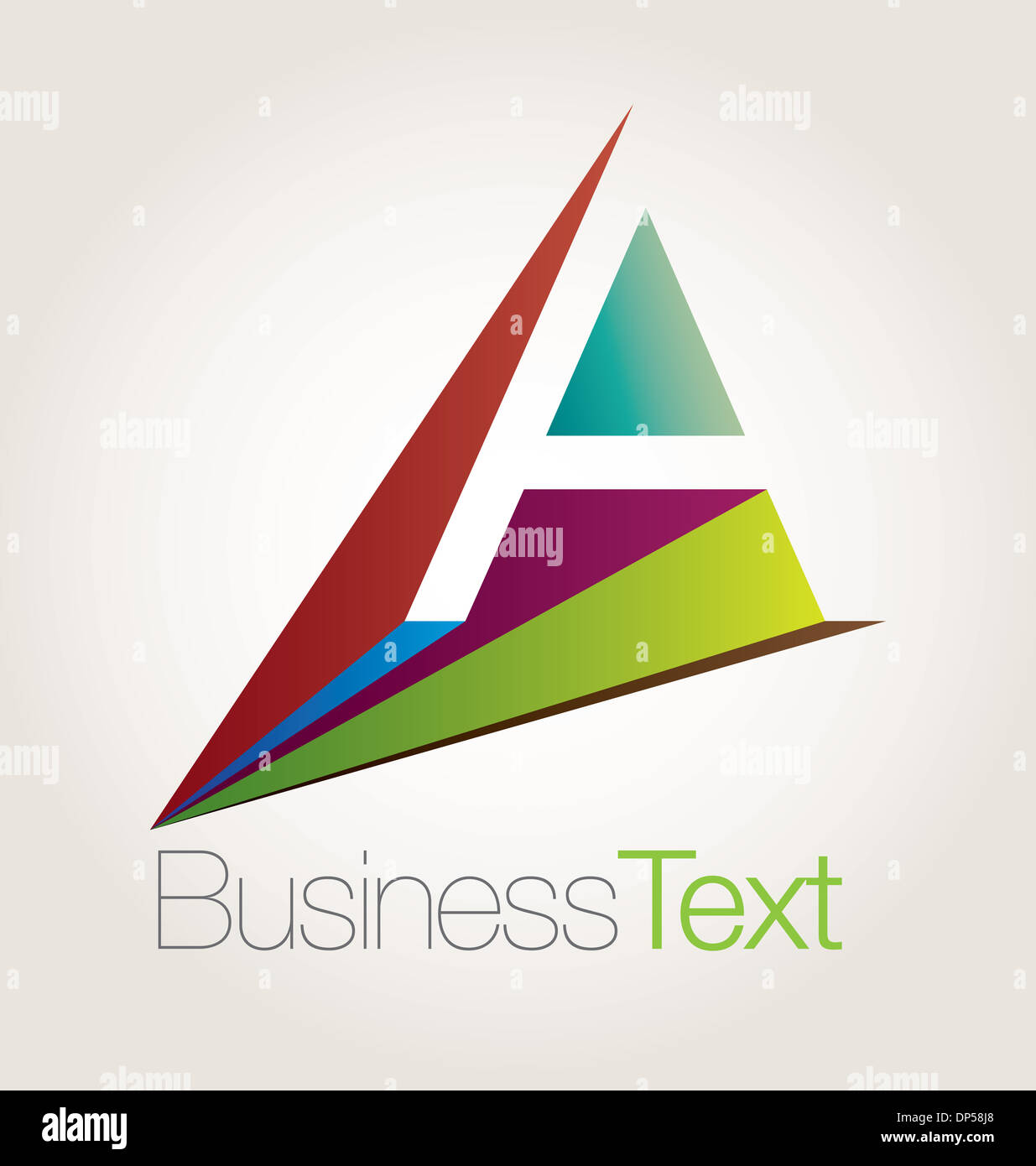 Modern stylized emblem design of the letter A Stock Photo - Alamy