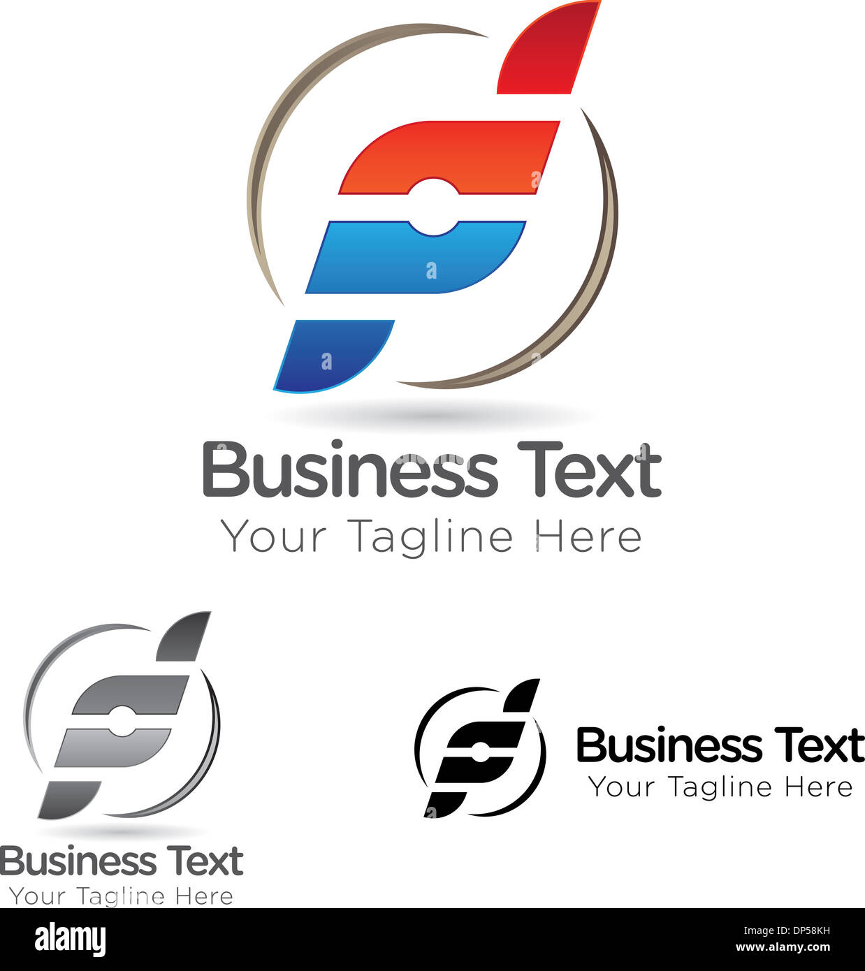 Vector design element with abstract axis and circle shape Stock Photo ...