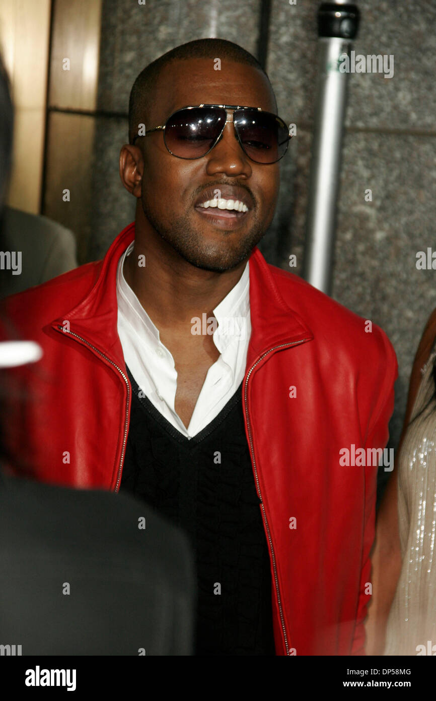 Sep 07, 2006; New York, NY, USA; KANYE WEST arrives as Conde Nast Media ...