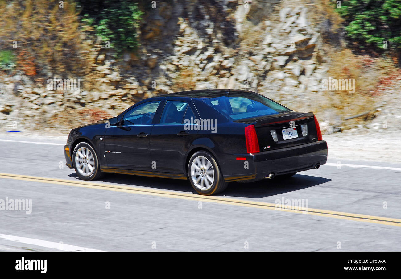 Sep 08, 2006; Los Angeles, CA, USA; 2006 Cadillac STS-V Rear Action ...