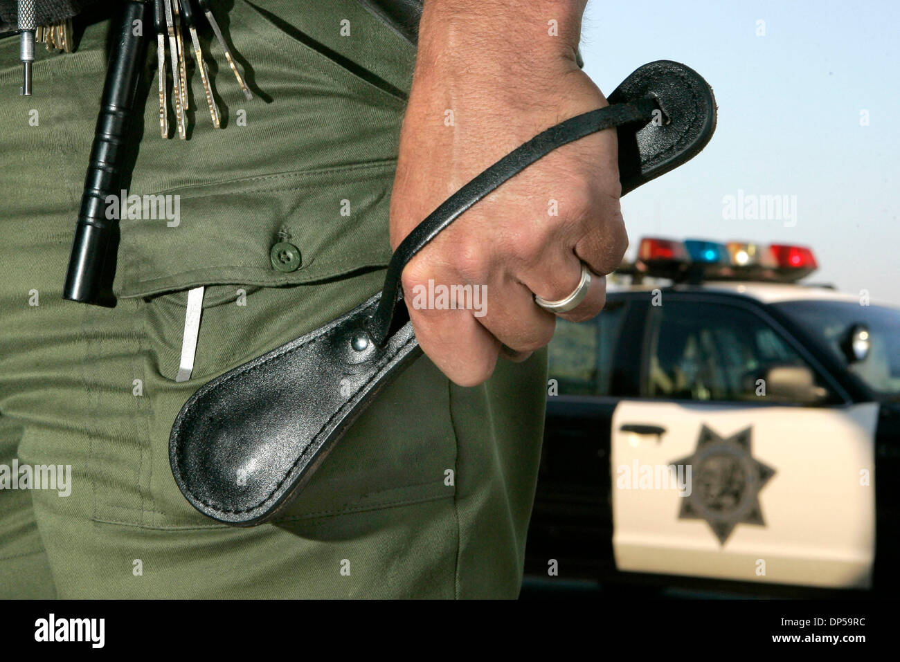 Sep 08, 2006; San Marcos, CA, USA; Detail view of a sap held by S.D ...