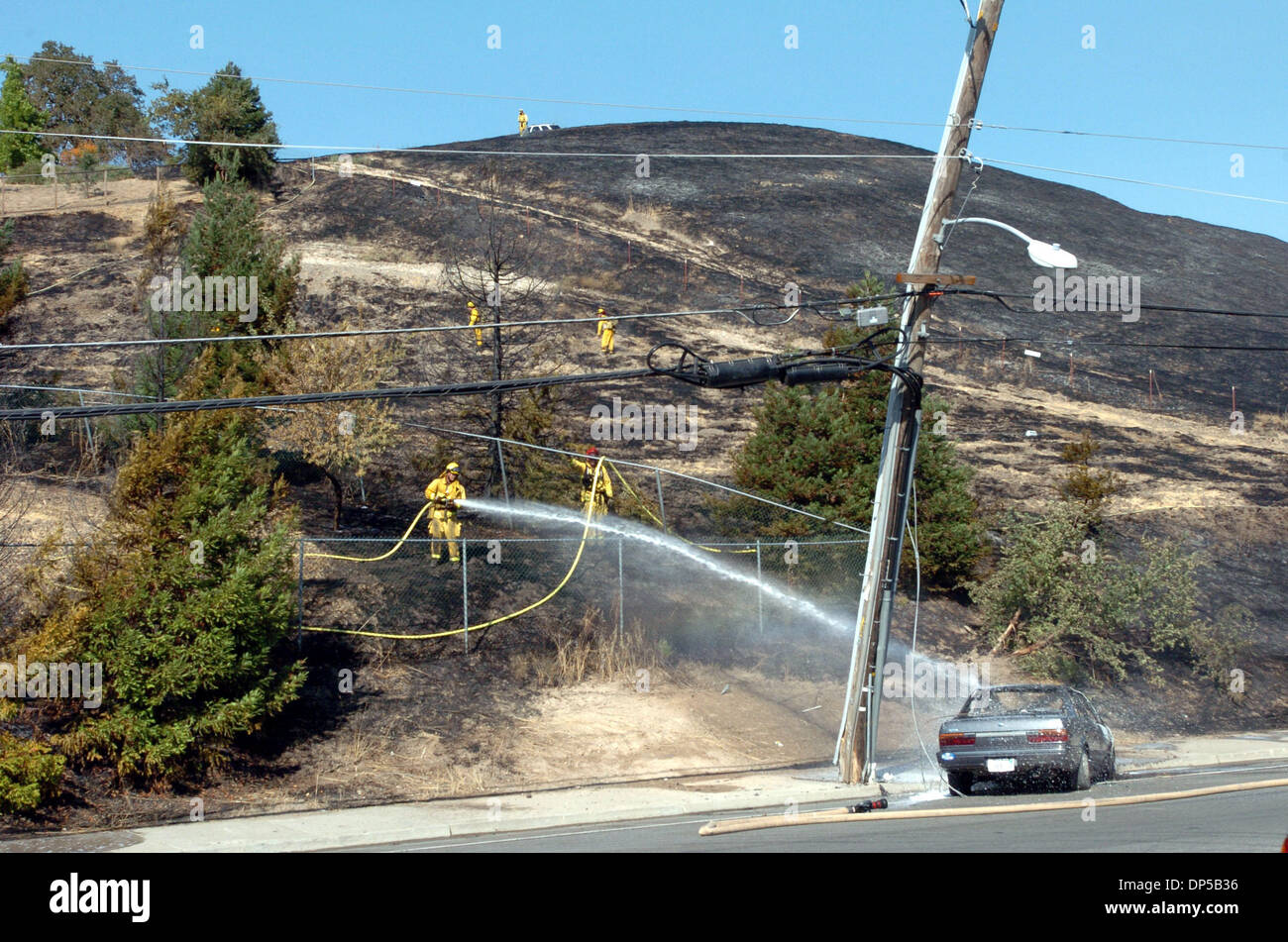 Car utility pole hi-res stock photography and images - Alamy