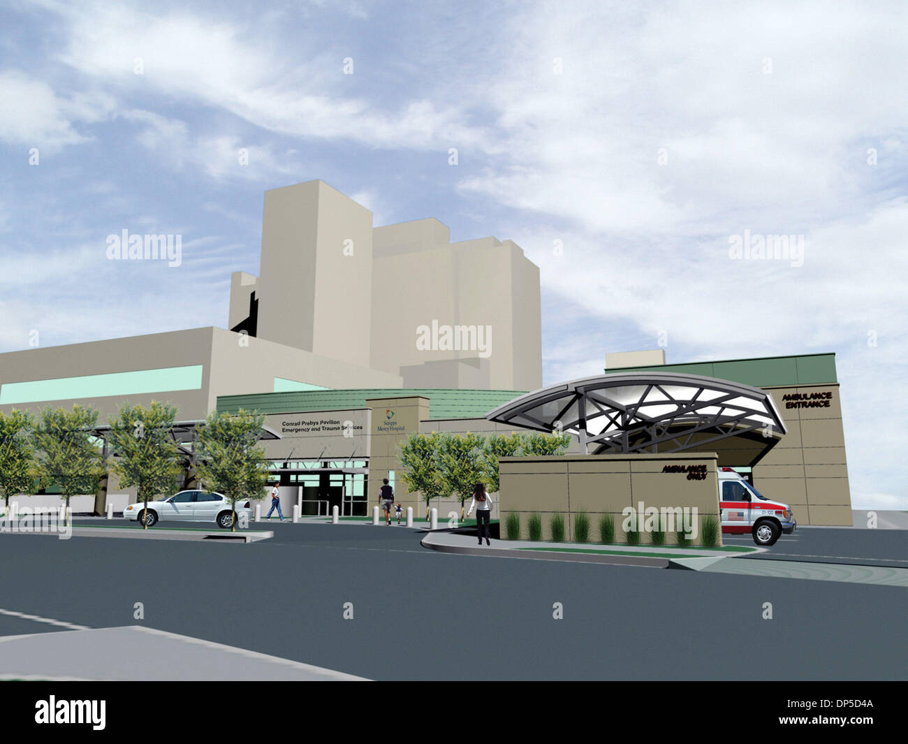 Sep 12, 2006; San Diego, CA, USA; A rendering of expansion plans for ...