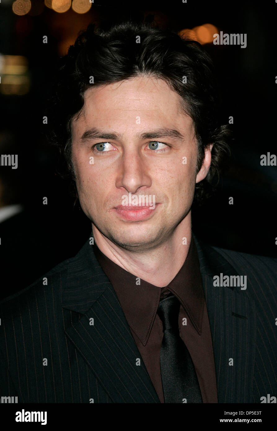 Sep 13, 2006; West Beverly Hills, California, USA; Actor ZACH BRAFF at ...