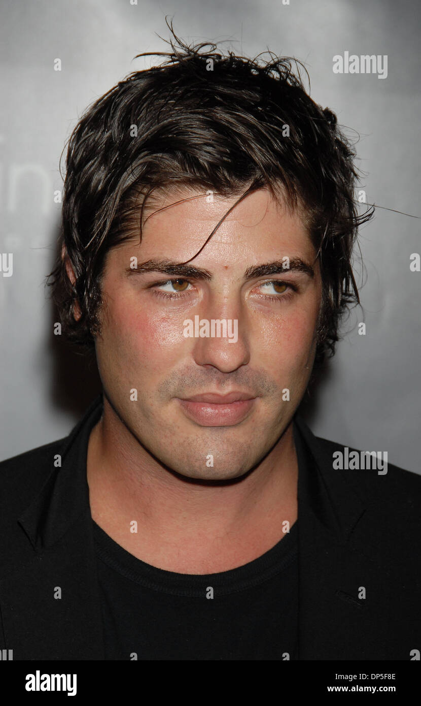 Sep 14, 2006; New York, NY, USA; BRANDON DAVIS at the Calvin Klein ...