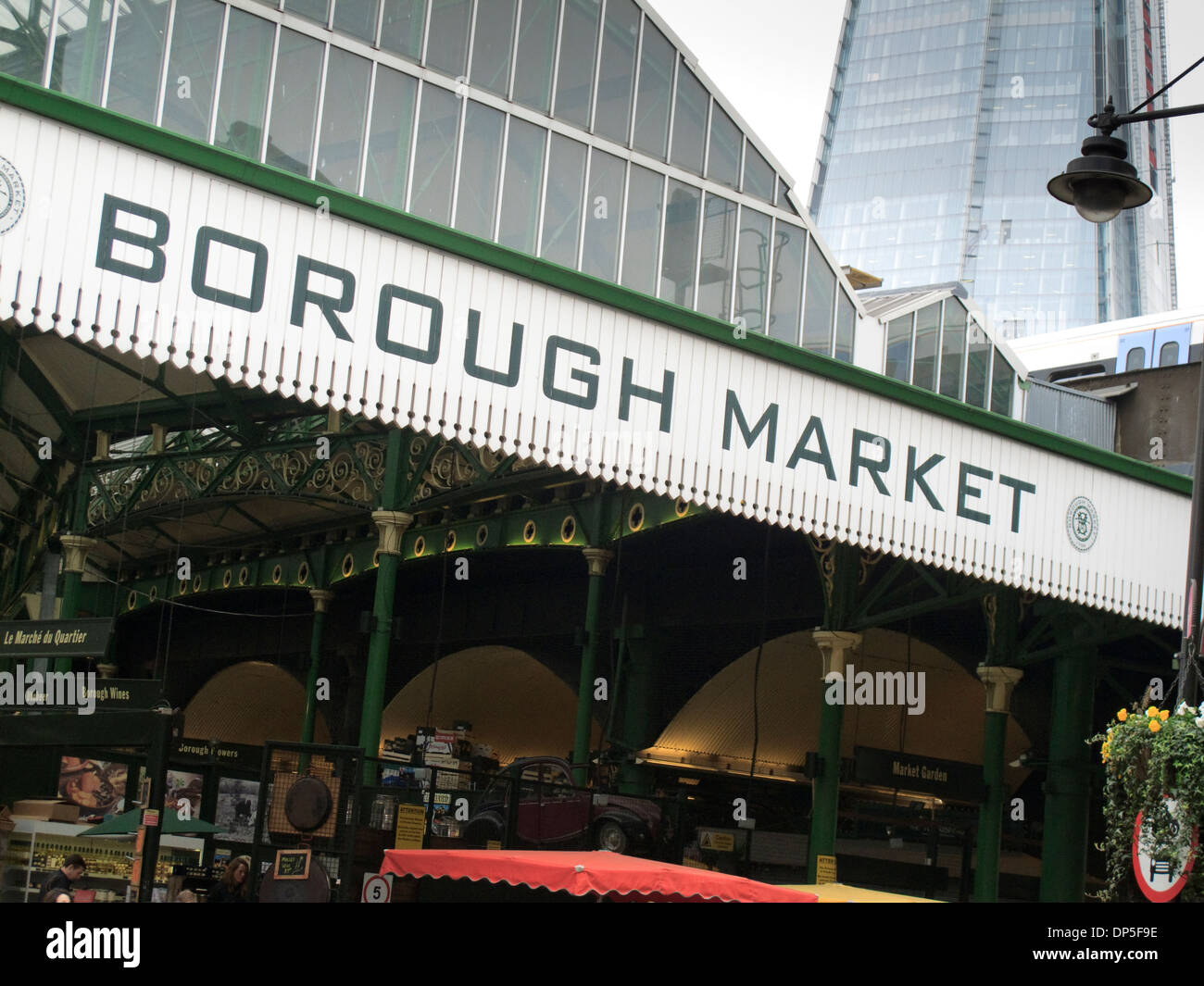 Borough england london southwark fruit market stall hi-res stock ...