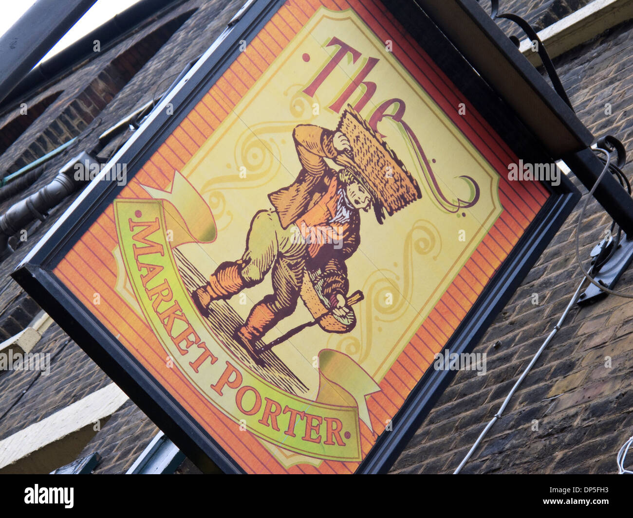 The Market Porter Borough Market Southwark London England Stock Photo ...