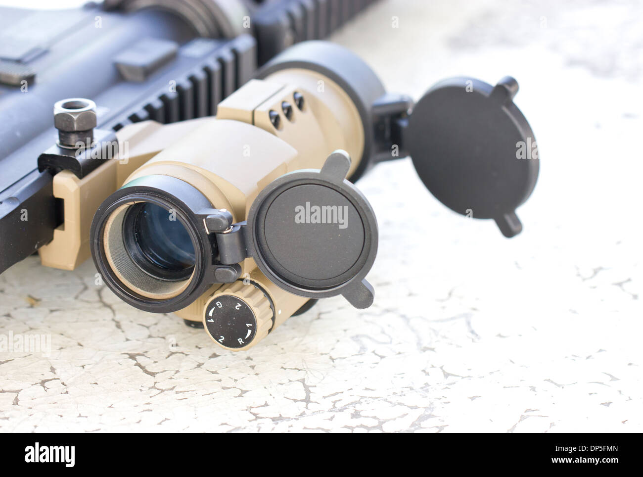 Sniper gun silencer hi-res stock photography and images - Alamy