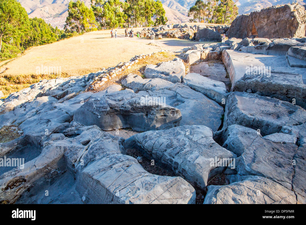 Peru Qenko located at Archaeological Park of Saqsaywaman.South America ...