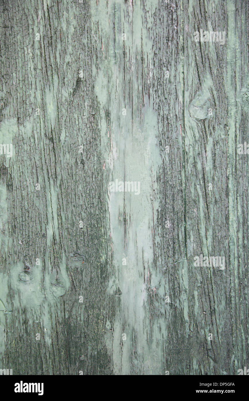 Old rustic piece of wood painted in light green Stock Photo - Alamy