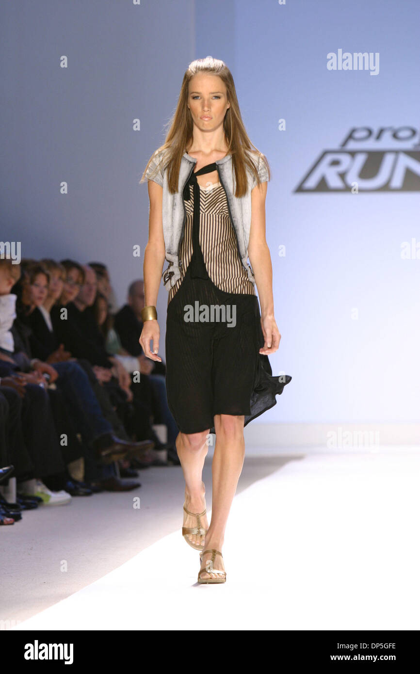 Sep 15, 2006; New York, NY, USA; Finalist Jeffrey Sebelia's collection ...