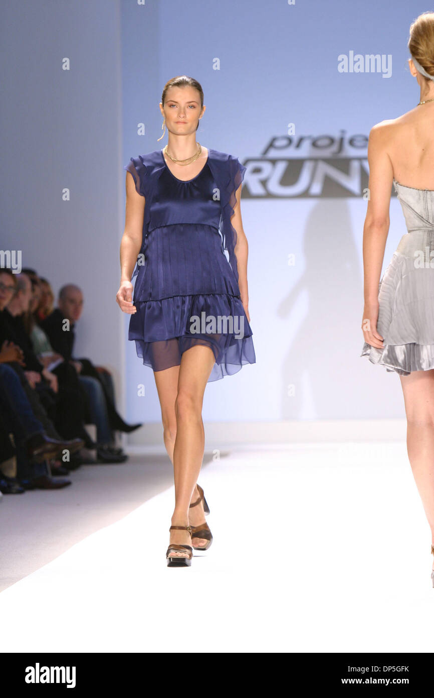 Sep 15, 2006; New York, NY, USA; Finalist Jeffrey Sebelia's collection ...