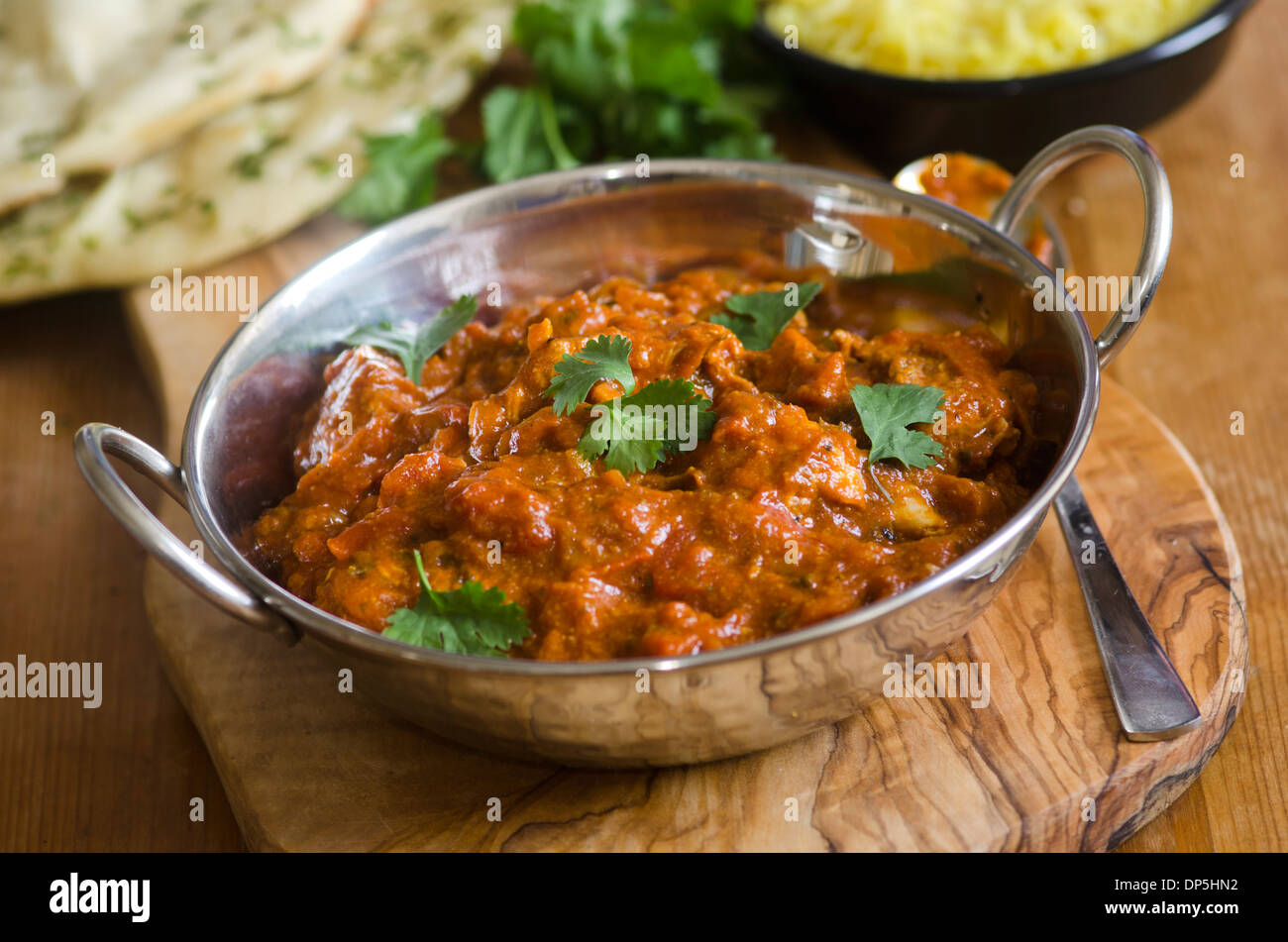 Indian Chicken Balti Stock Photo - Alamy
