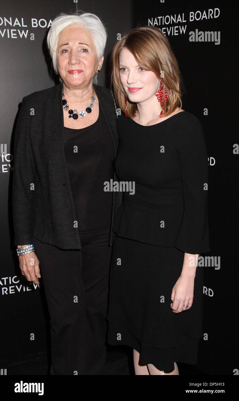 New York, New York, USA. 7th Jan, 2014. Actress OLYMPIA DUKAKIS and ...