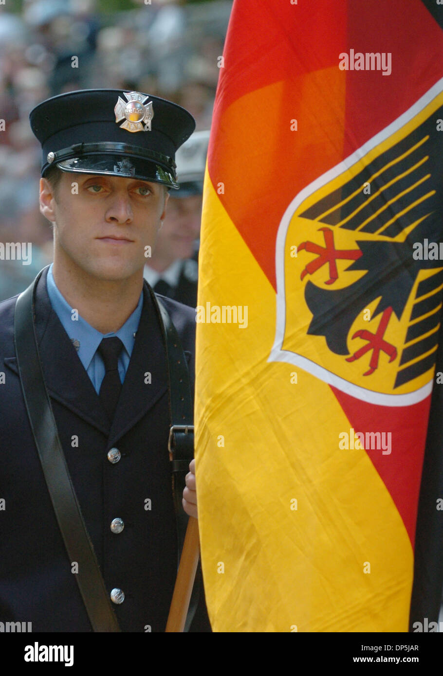 Sep 16, 2006; Manhattan, NY, USA; Firefighter Chris Pollin of Engine ...