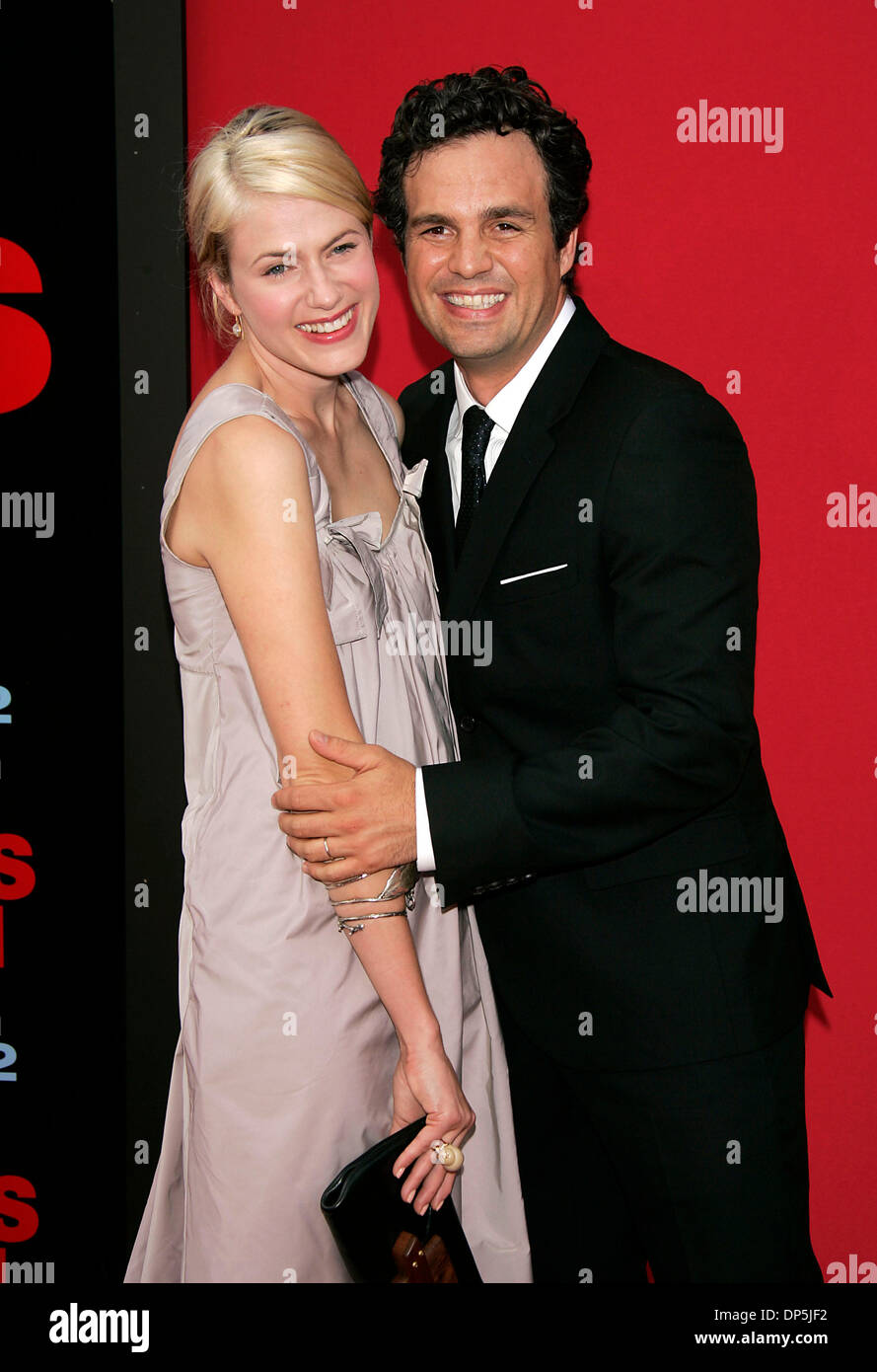 Sep 16, 2006; New Orleans, Louisiana, USA; Actor MARK RUFFALO & WIFE ...