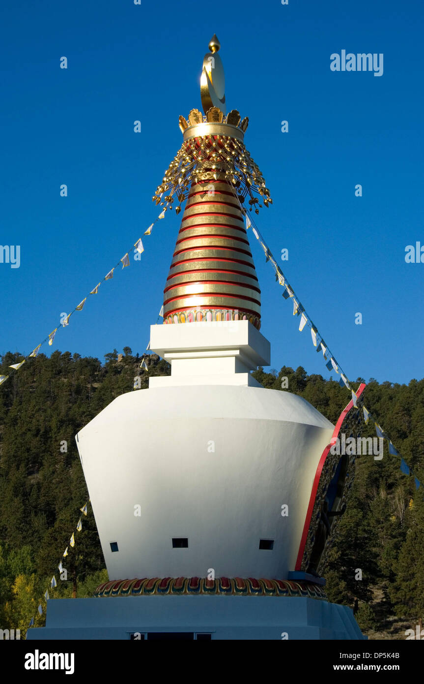 Sep 17, 2006; Red Feather Lakes, CO, USA; The Great Stupa of Dharmakaya ...