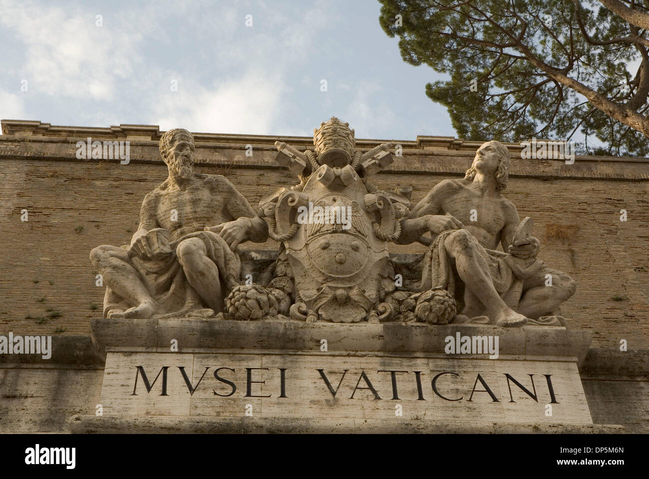 Sep 19, 2006; Rome, Vatican, ITALY; The entrance sign for the Vatican ...