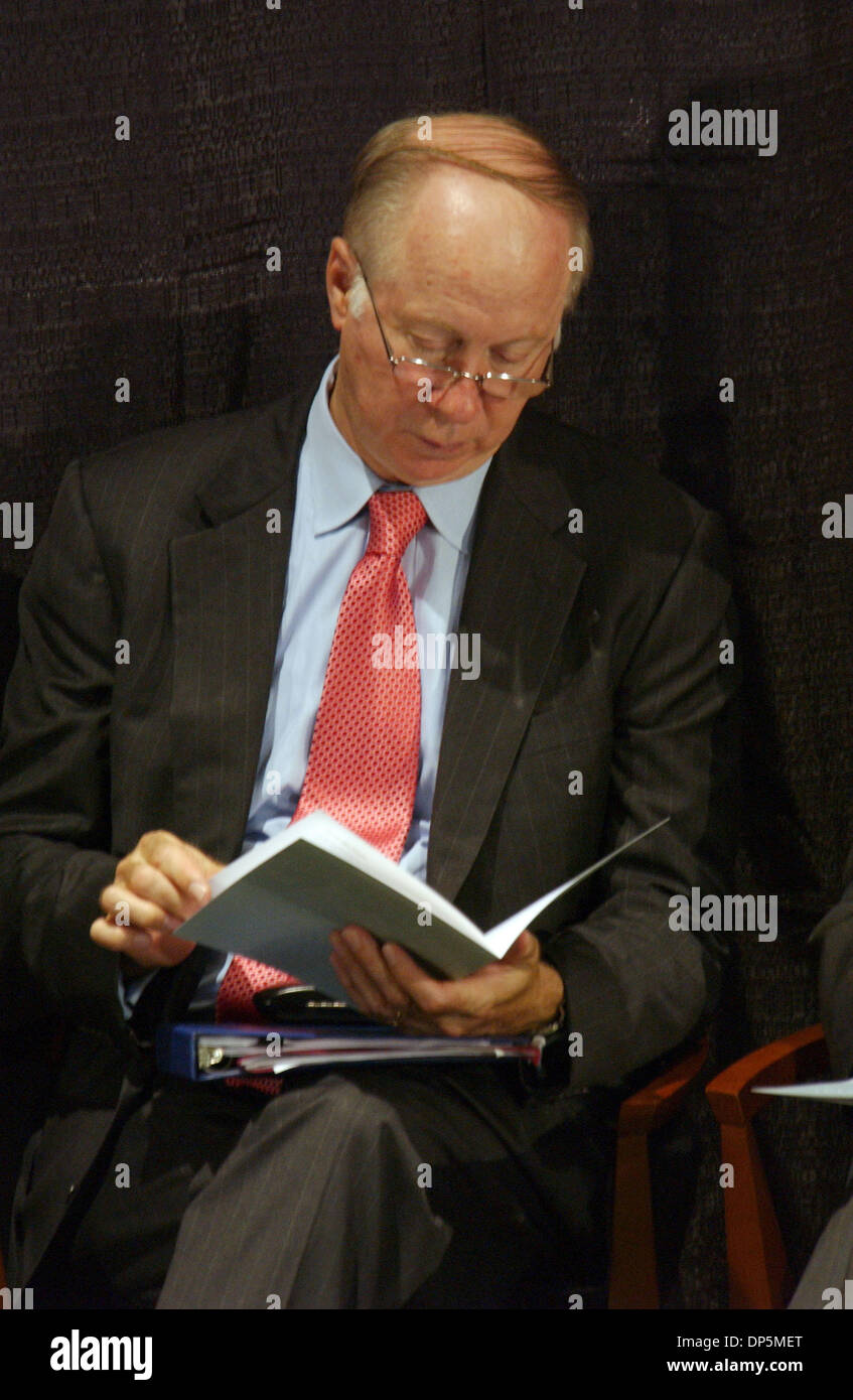 Sep 19, 2006; Greensboro, NC, USA; DAVID GERGAN speaks at the Elon ...