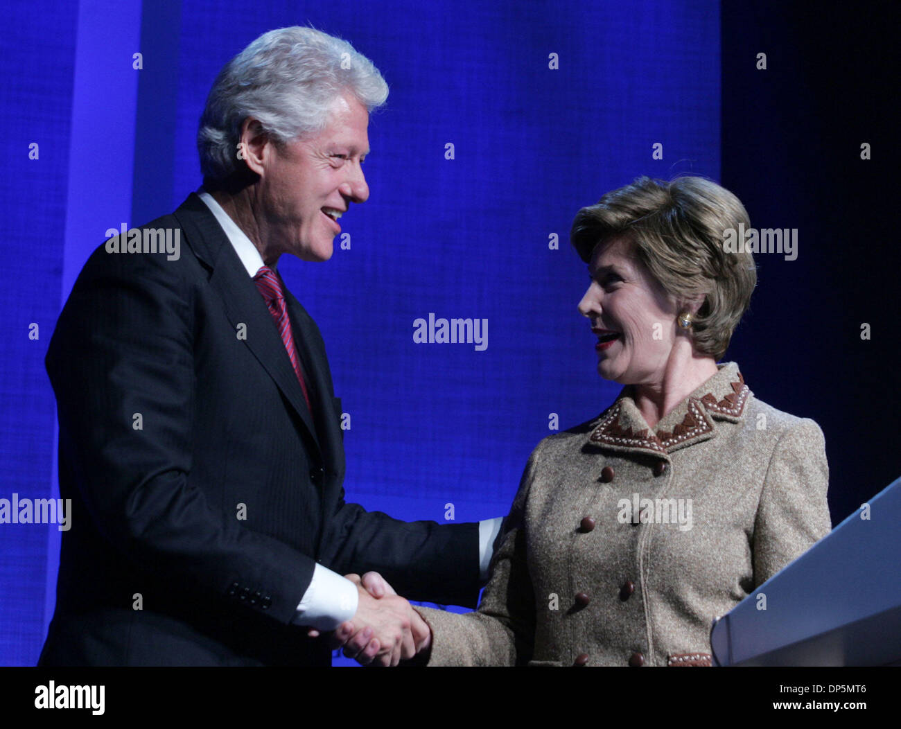 Sep 20, 2006; New York, NY, USA; 42nd President of the United States ...