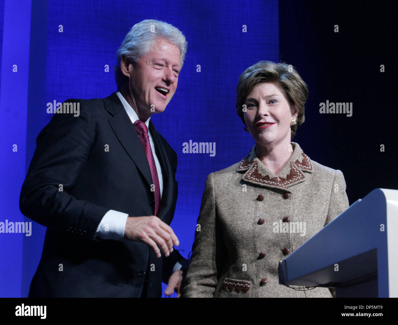 Sep 20, 2006; New York, NY, USA; 42nd President of the United States ...