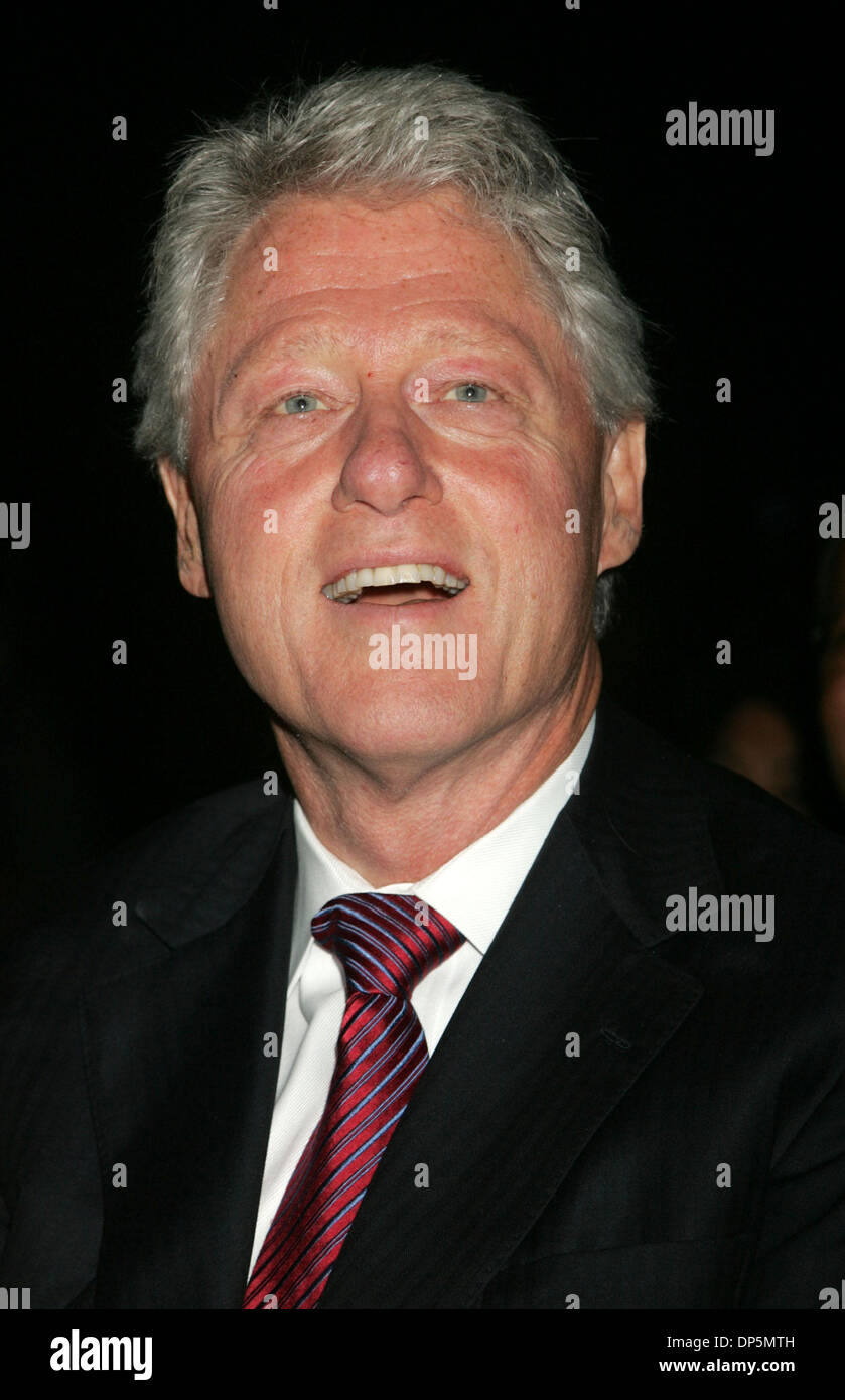 Sep 20, 2006; New York, NY, USA; 42nd President of the United States ...