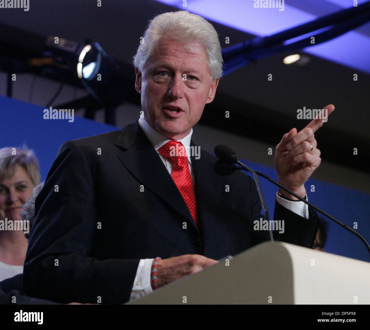 Sep 21, 2006; New York, NY, USA; 42nd President of the United States ...