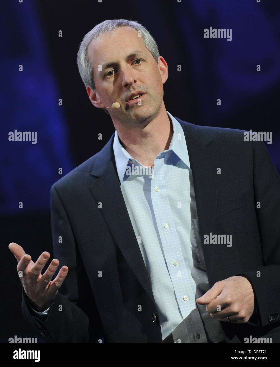 Las Vegas, USA. 07th Jan, 2014. Yahoo employee Scott Burke speaks at ...