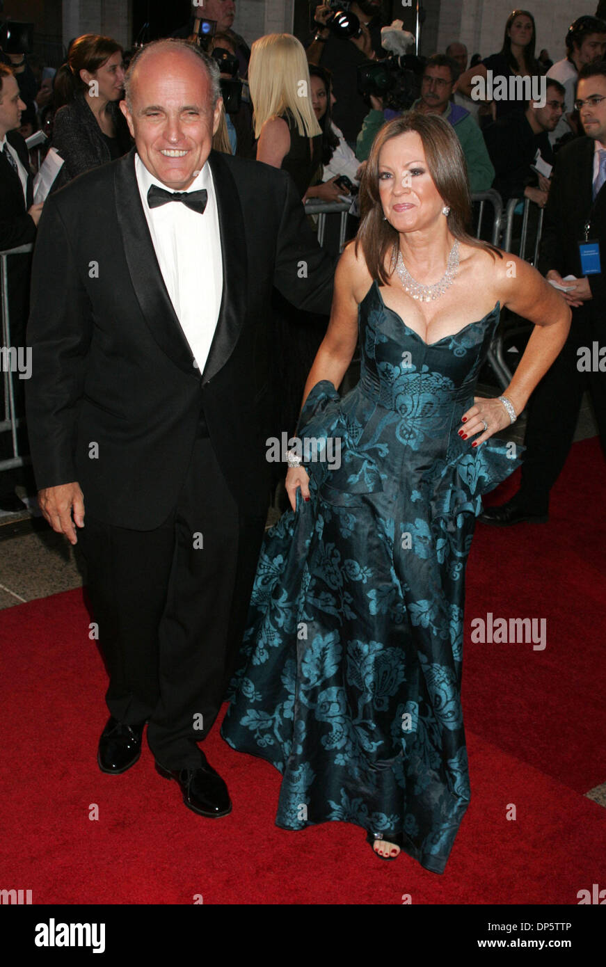 Sep 25, 2006; New York, NY, USA; RUDOLPH GIULIANI and JUDITH NATHAN at ...