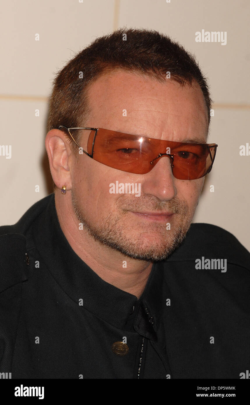 Sep 26, 2006; New York, NY, USA; BONO at the New York Book Signing for ...