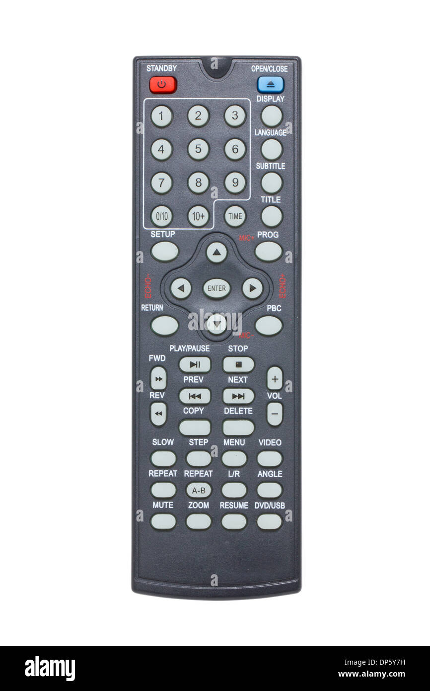 Tv remote television controller Cut Out Stock Images & Pictures - Alamy