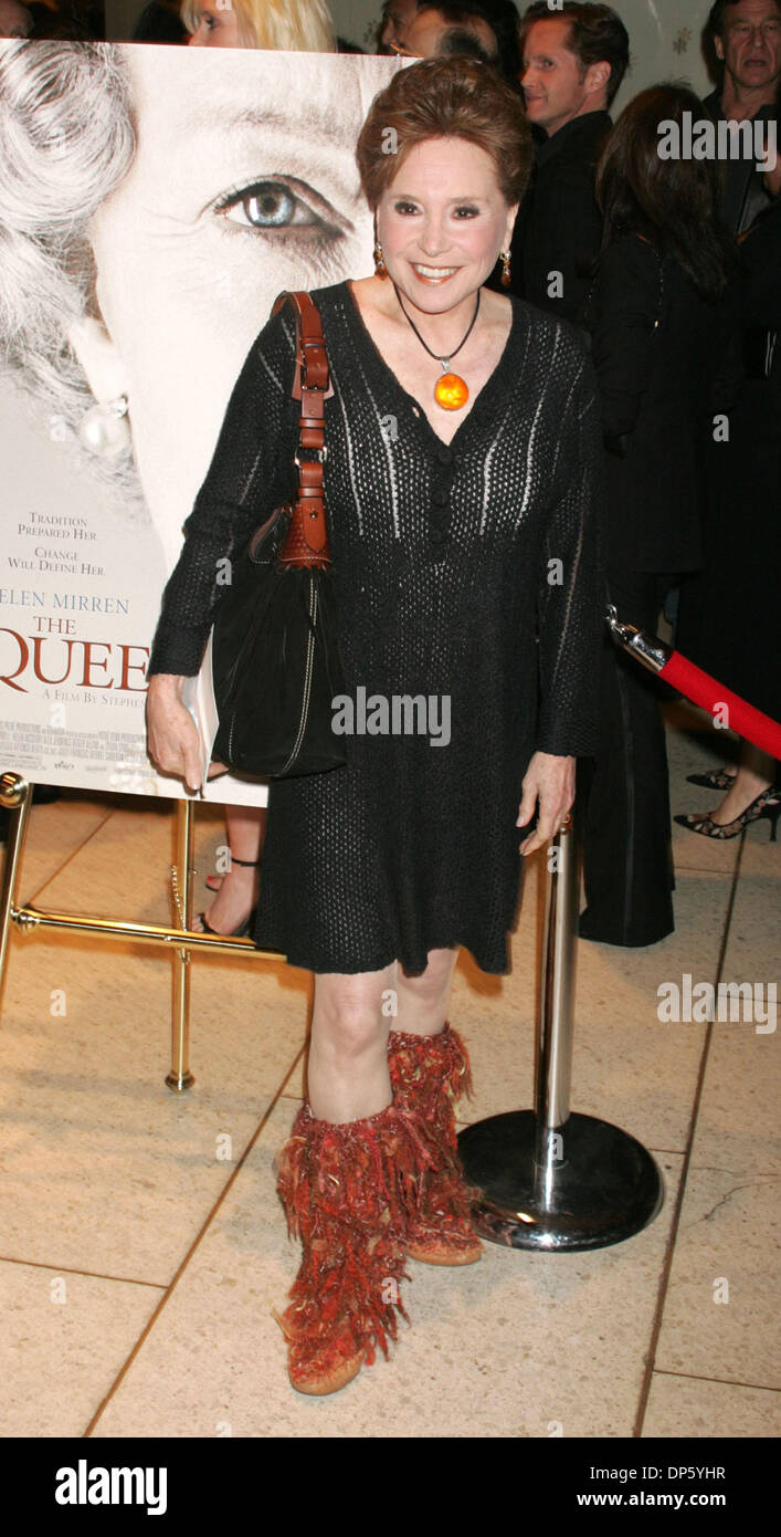 Sep 29, 2006; New York, NY, USA; Gossip writer CINDY ADAMS at the ...
