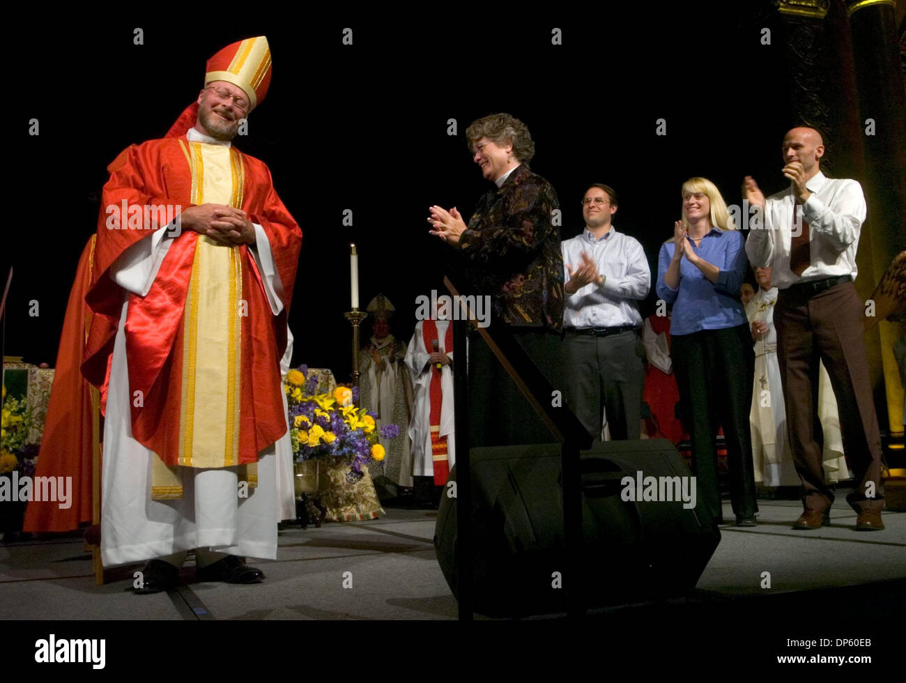 Sep 30, 2006; Sacramento, CA, USA; The newly ordained Bishop BARRY ...