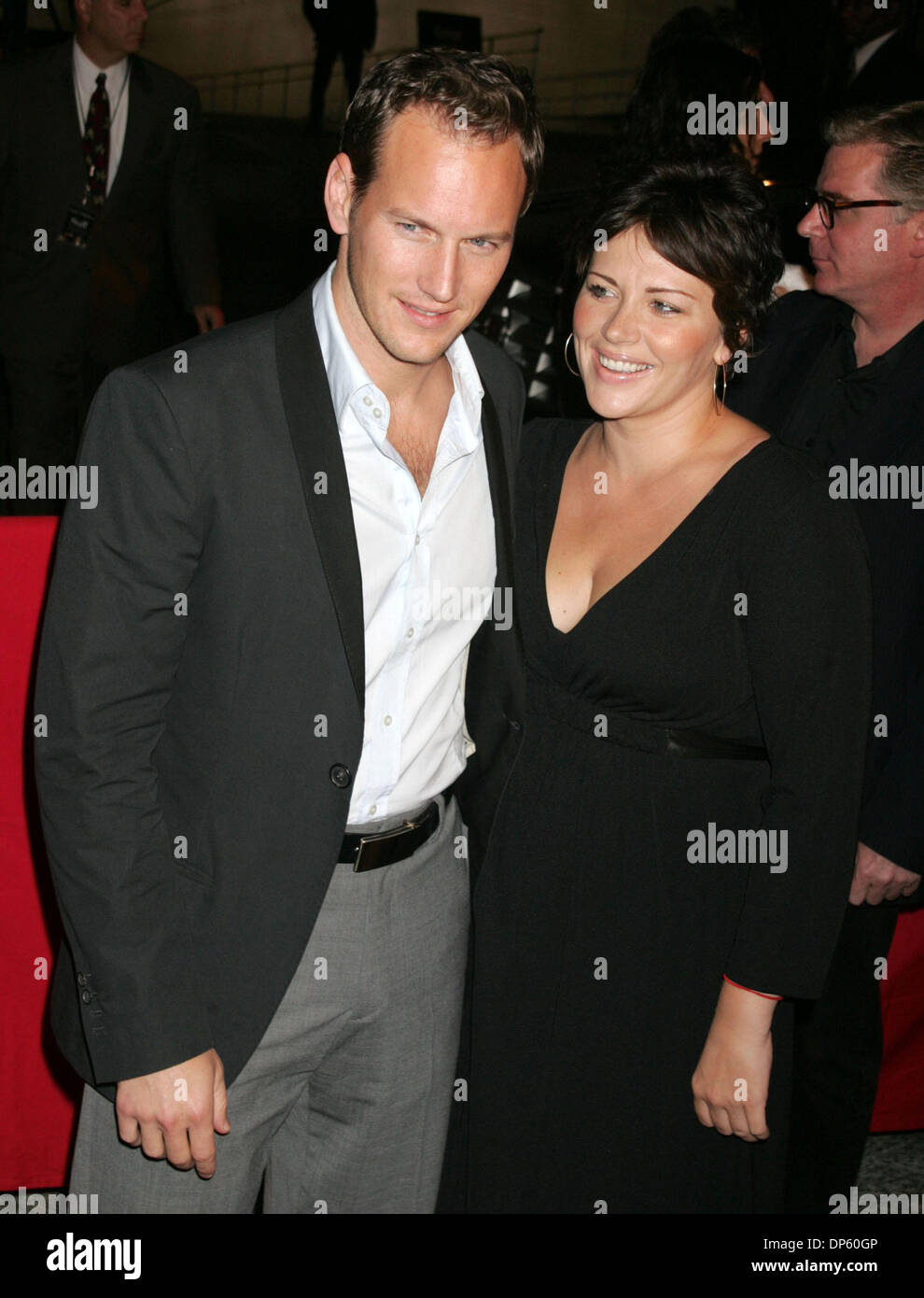 Sep 30, 2006; New York, NY, USA; Actor PATRICK WILSON and his wife ...