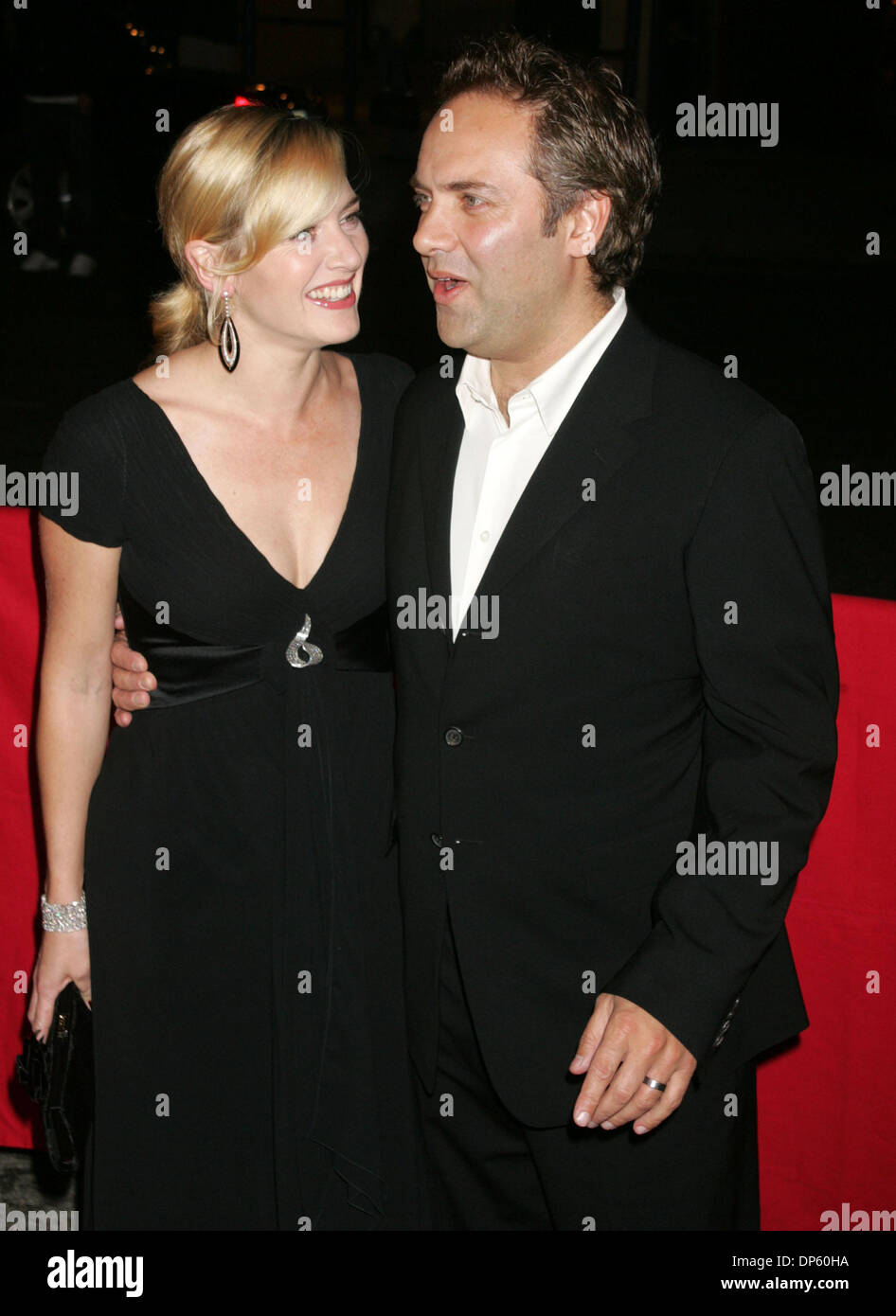 Sep 30, 2006; New York, NY, USA; Actress KATE WINSLET and director SAM ...
