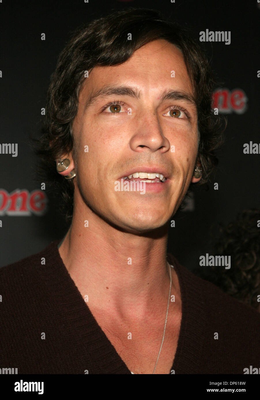 Oct 03, 2006; Beverly Hills, CA, USA; Lead singer of the band Incubus ...