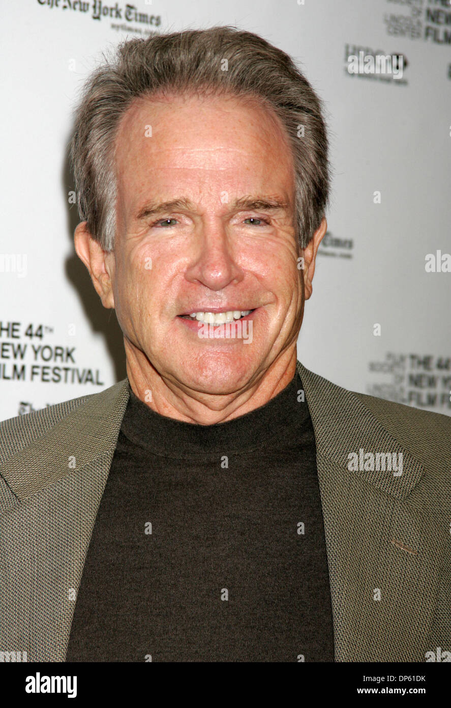Oct 03, 2006; New York, NY, USA; Actor WARREN BEATTY at the press ...