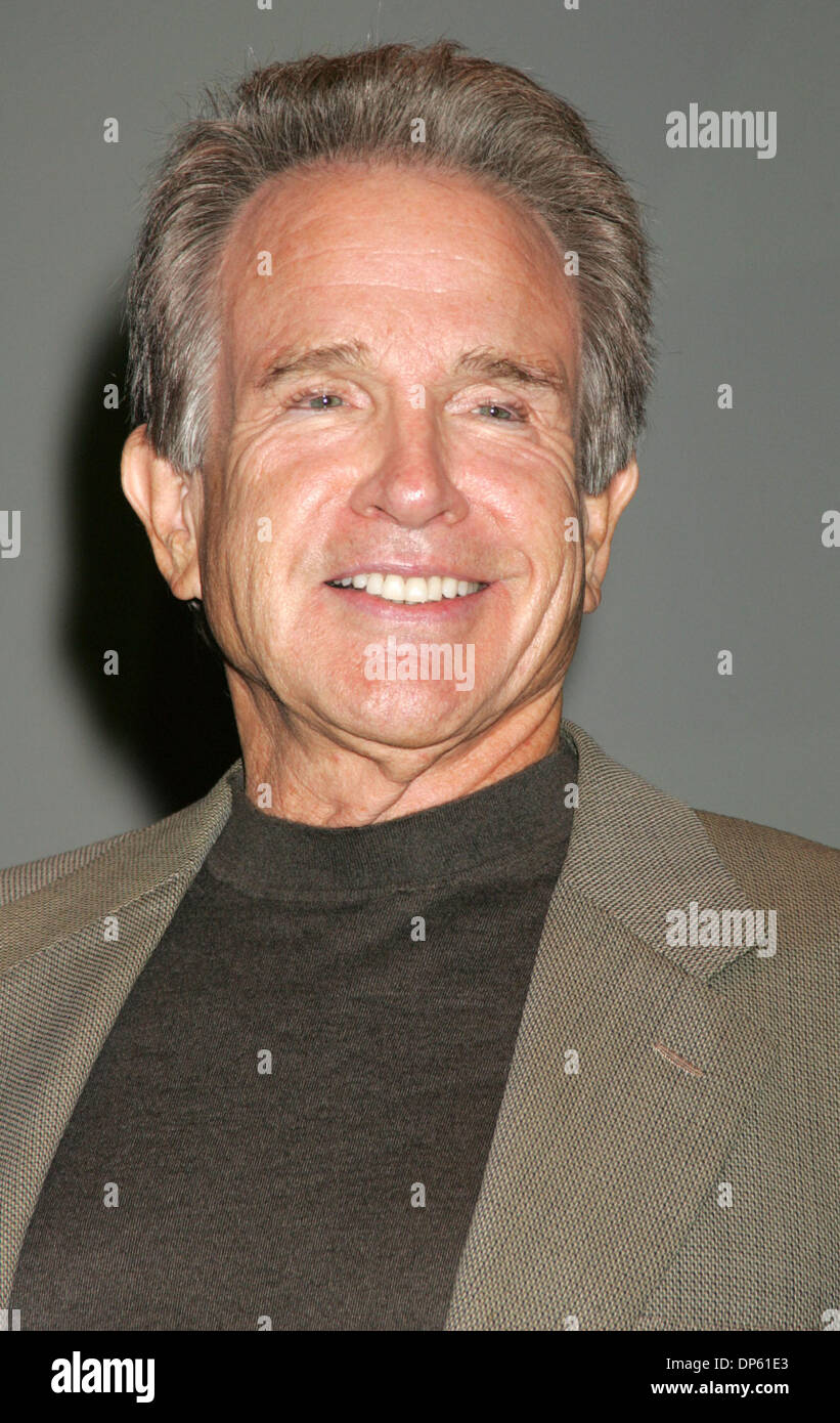 Oct 03, 2006; New York, NY, USA; Actor WARREN BEATTY at the press ...