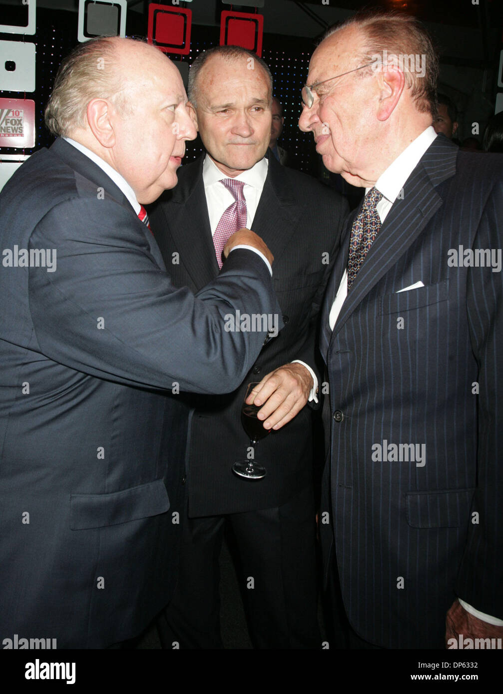 Oct 04, 2006; New York, NY, USA; ROGER AILES, RAY KELLY and RUPERT ...